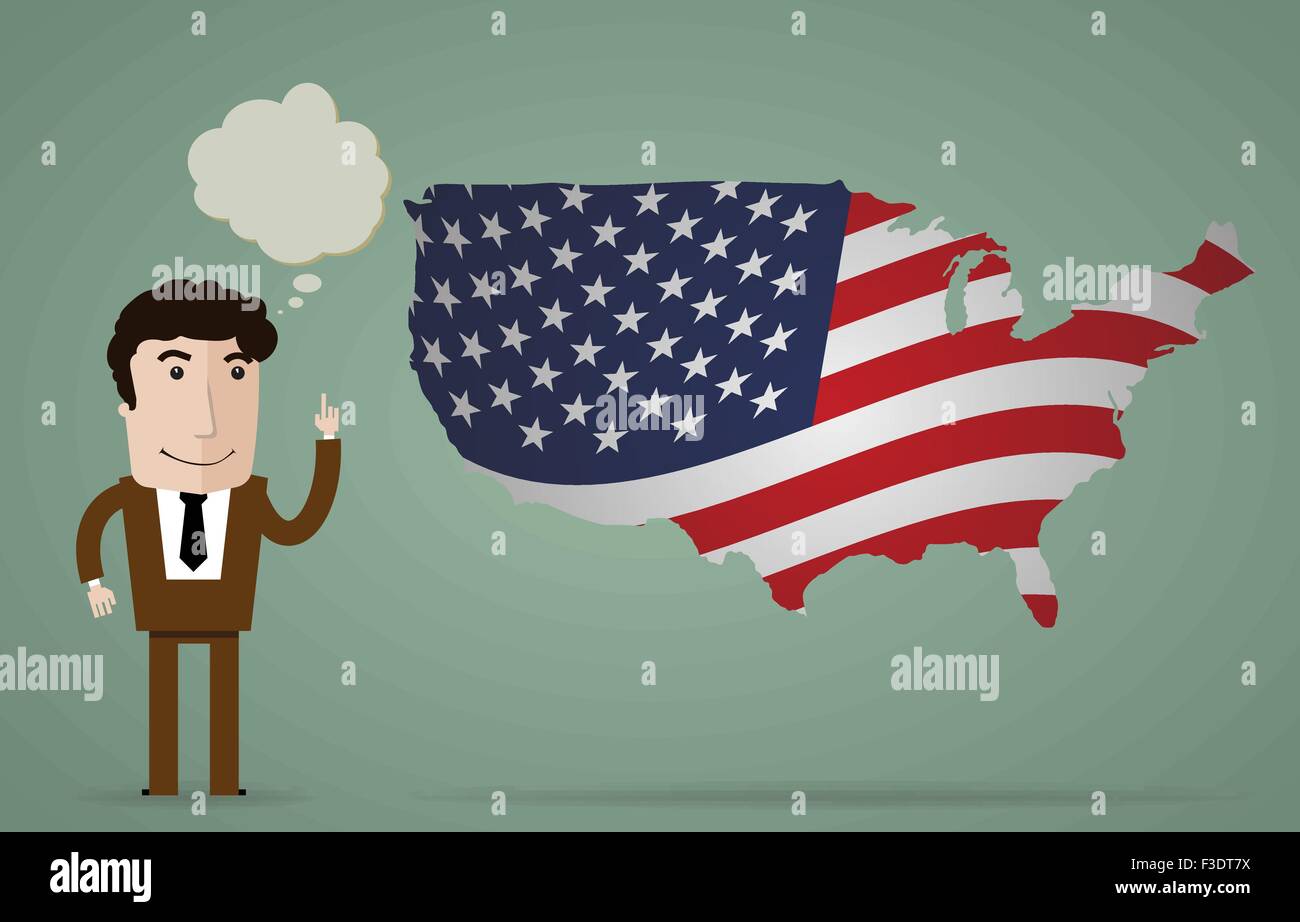 American flag projection hi-res stock photography and images - Alamy