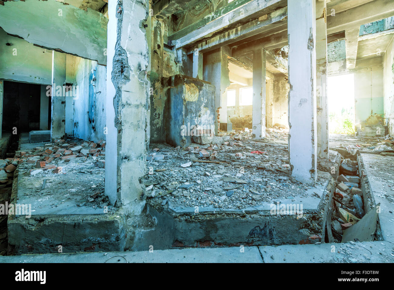 Old ruined building interior Stock Photo - Alamy