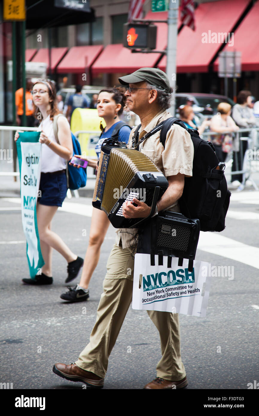 Labor day parade new york city hi-res stock photography and images - Alamy
