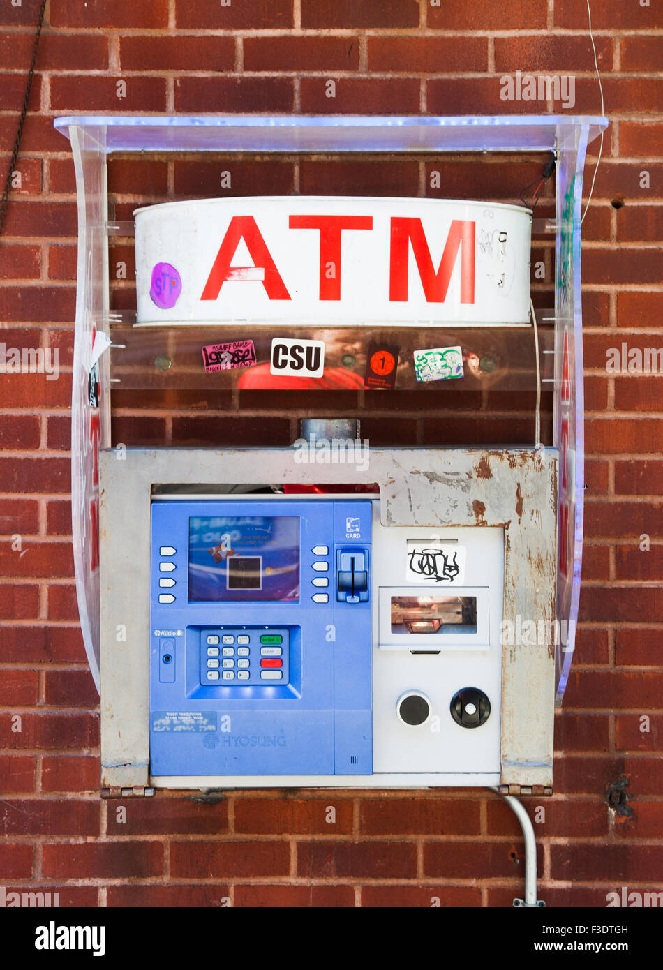 Typical ATM in New York City Stock Photo - Alamy