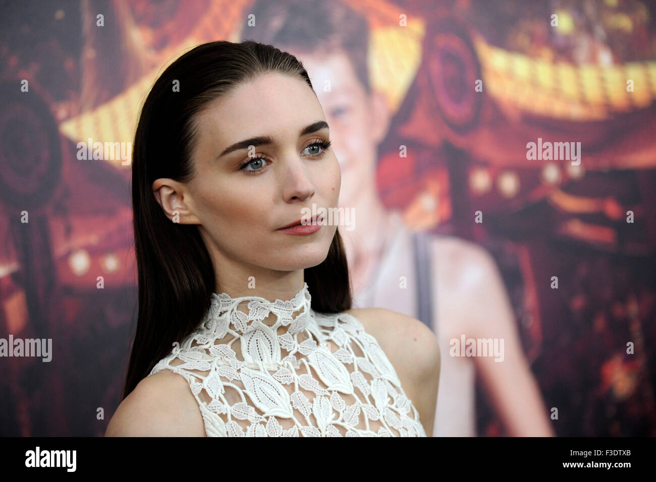 New York City. 4th Oct, 2015. Rooney Mara attends the premiere of 'Pan ...