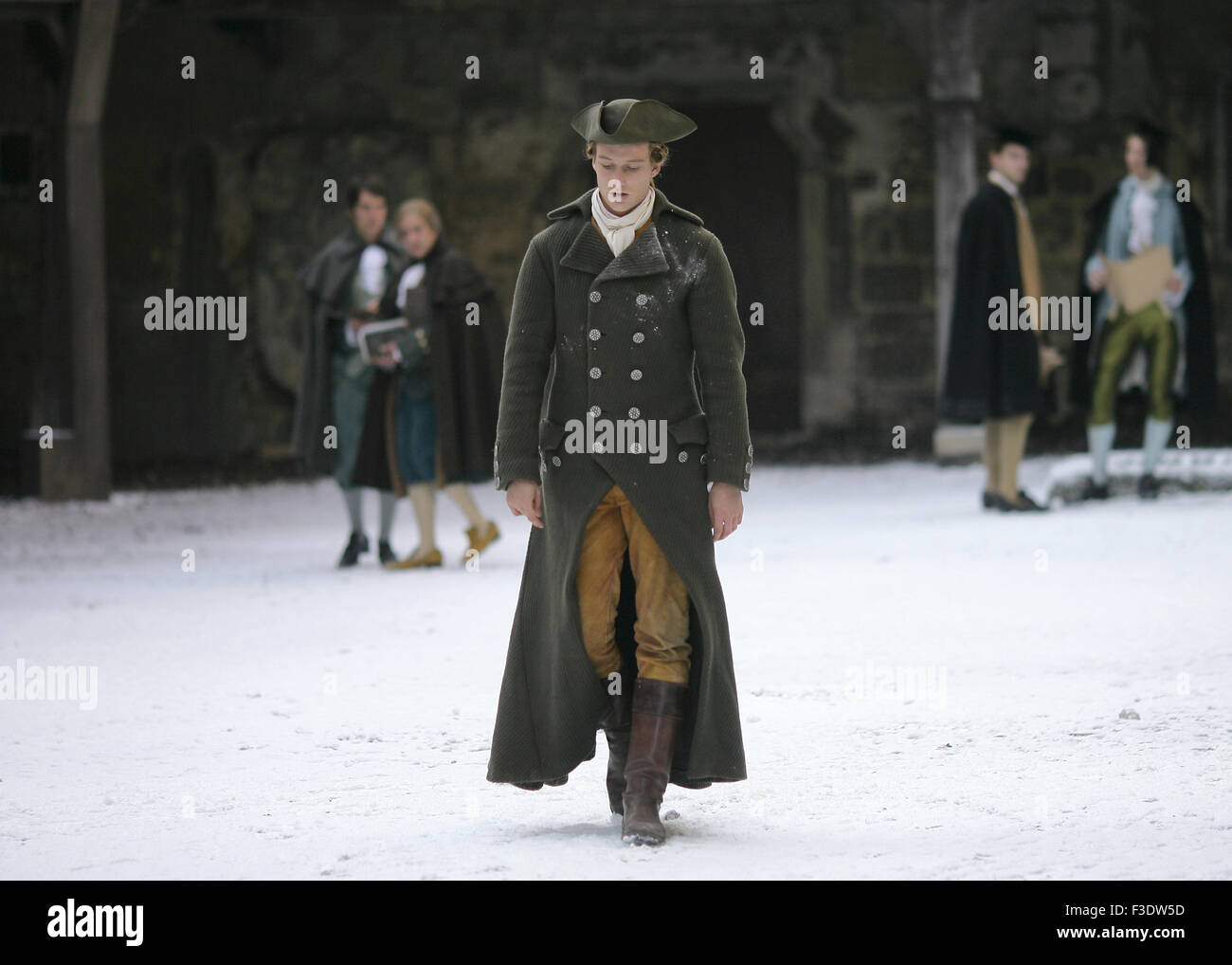 German actor Alexander Fehling is playing Johann Wolfgang von Goethe ...