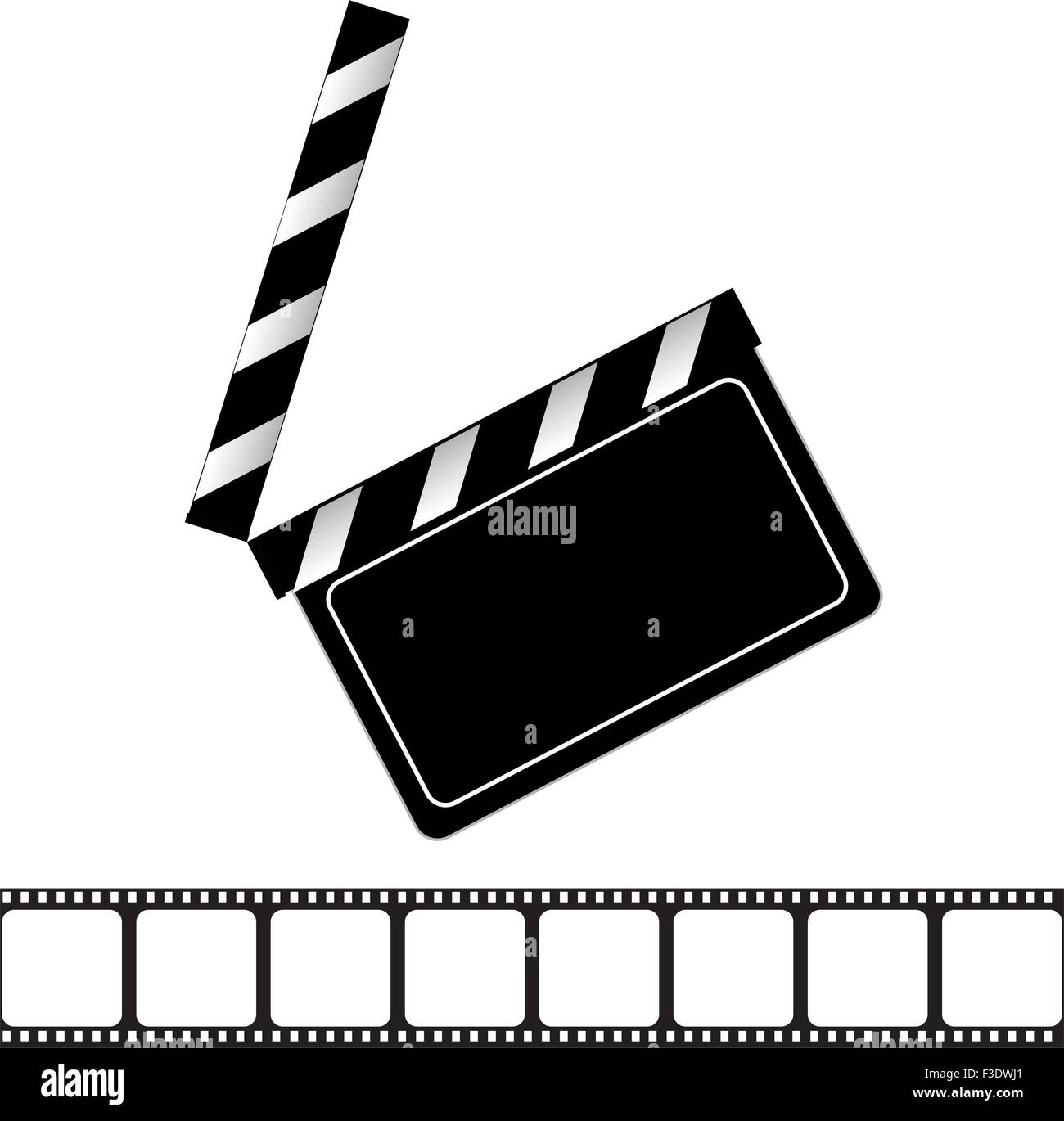 Black clapper board hi-res stock photography and images - Alamy