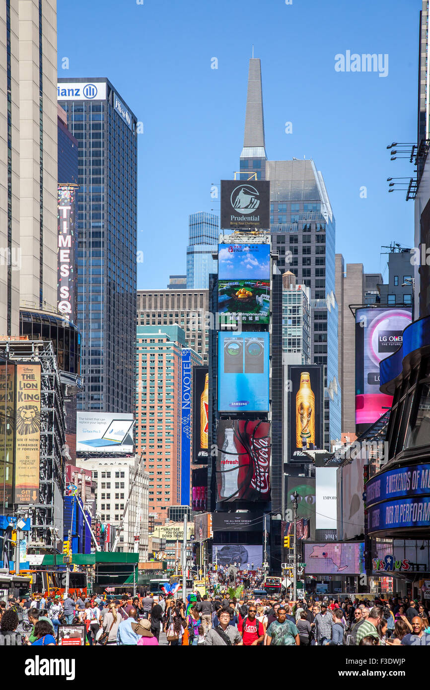 Times Square New York City Stock Photo - Alamy