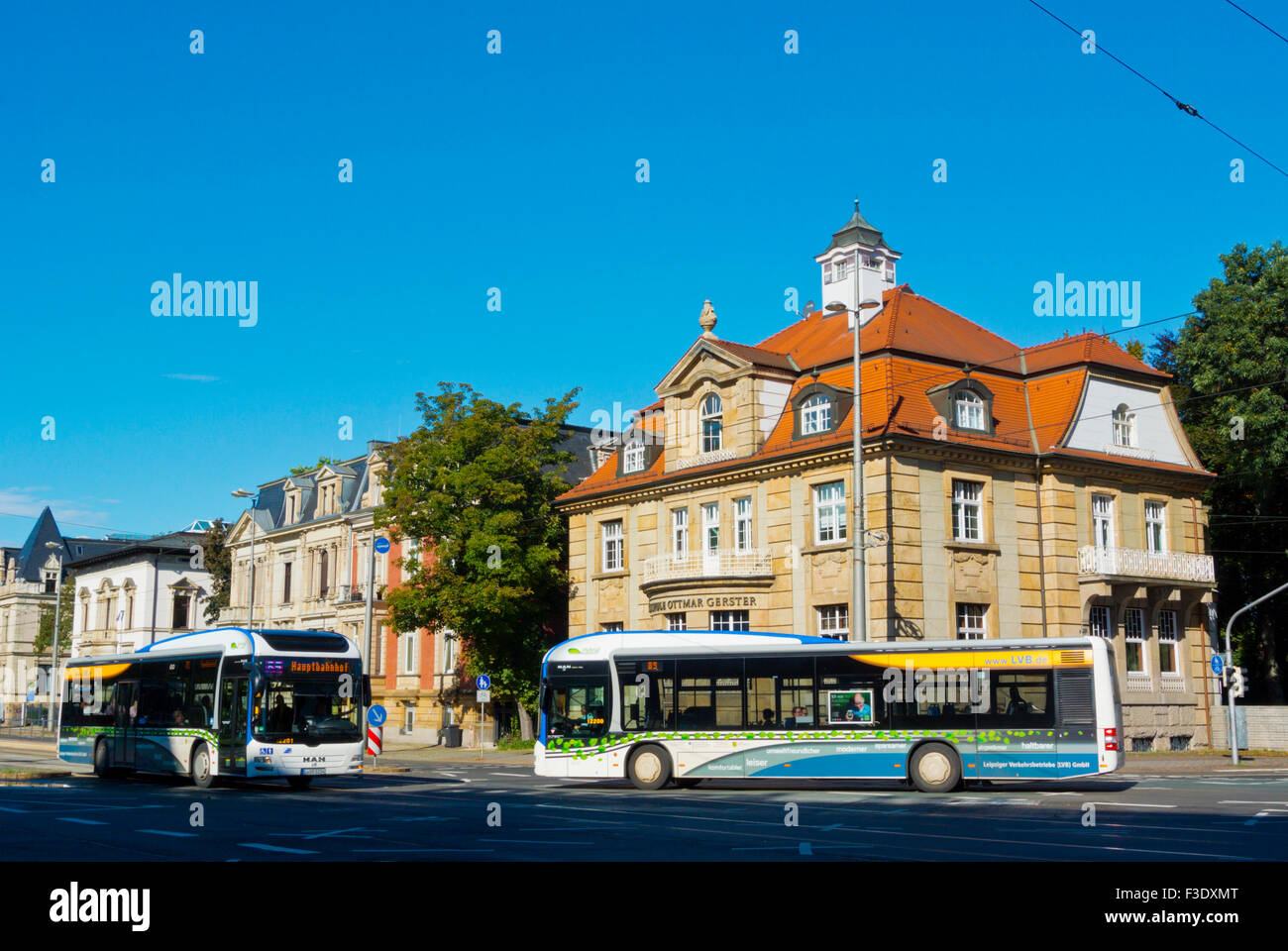 Public transportation buses, Karli, Karl-Tauchnitz-Strasse, Leipzig ...