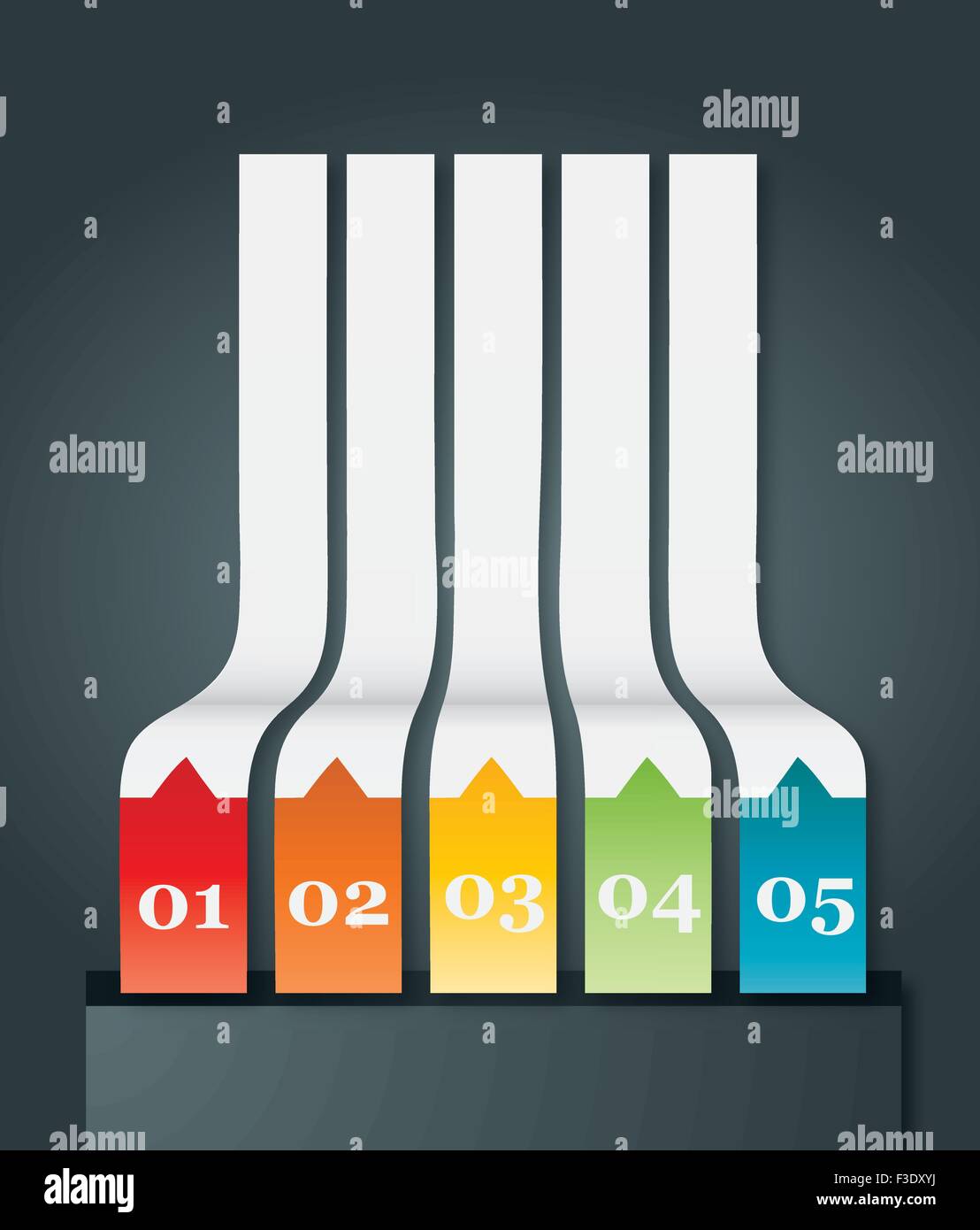 Modern circle origami style Stock Vector Images - Alamy