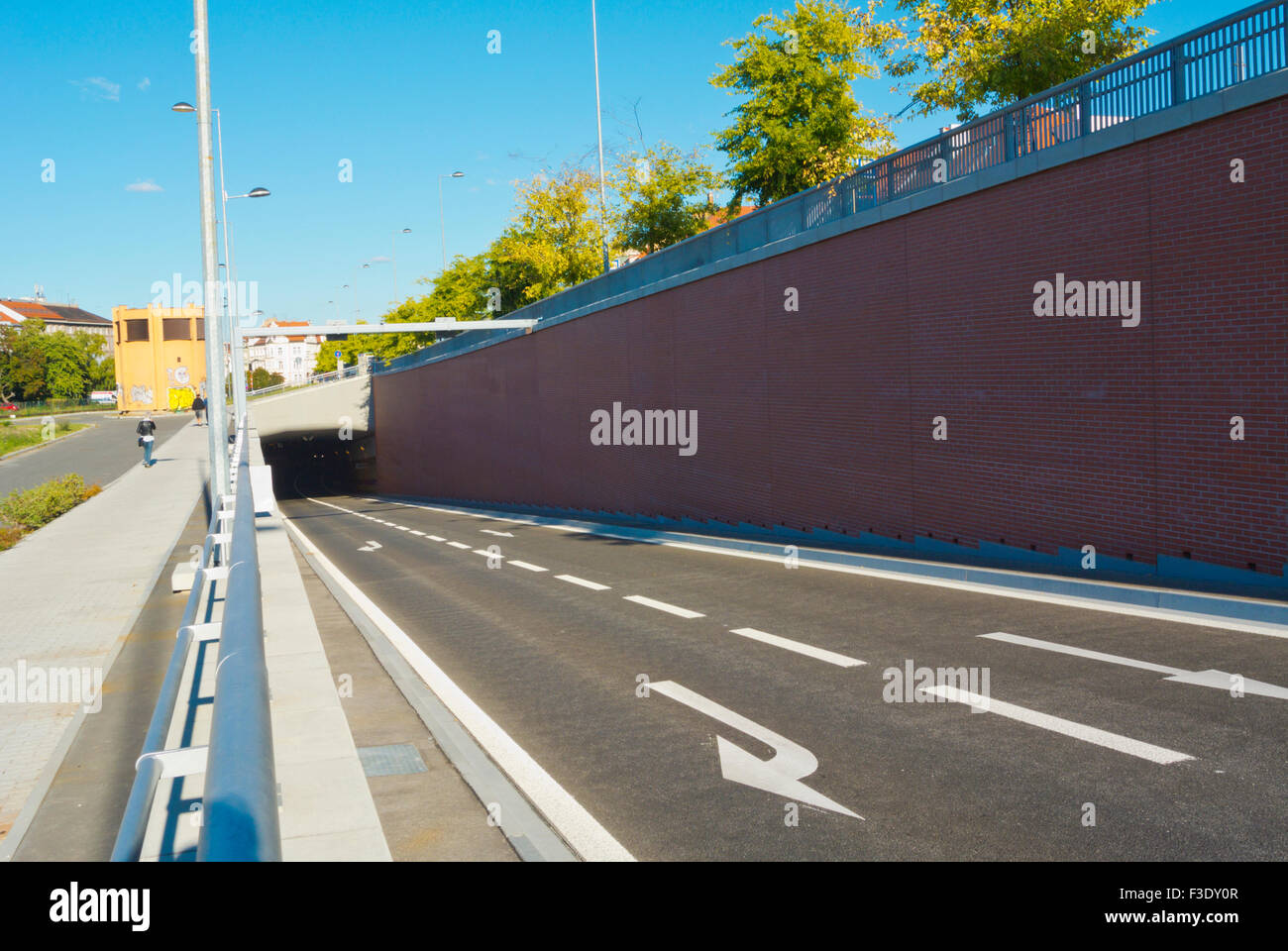 Dejvický tunel, part of Blanka tunnel complex, at Dejvice, opened on 19 ...