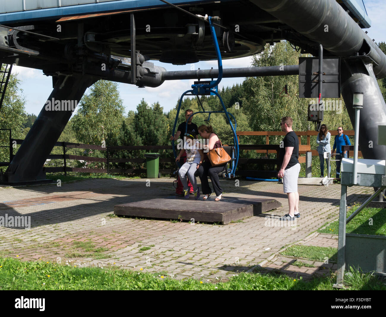 Chair lift at Czarna Gora rated the best ski resorts in Poland taking ...