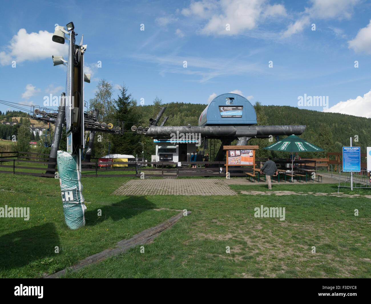 Chair lift at Czarna Gora rated the best ski resorts in Poland taking ...