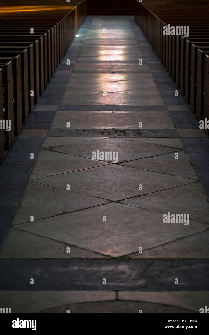 Tiled floor in church Stock Photo - Alamy