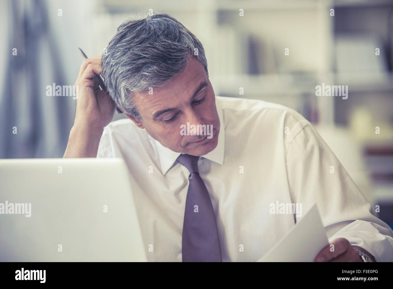 Funny Women Scratching In Office