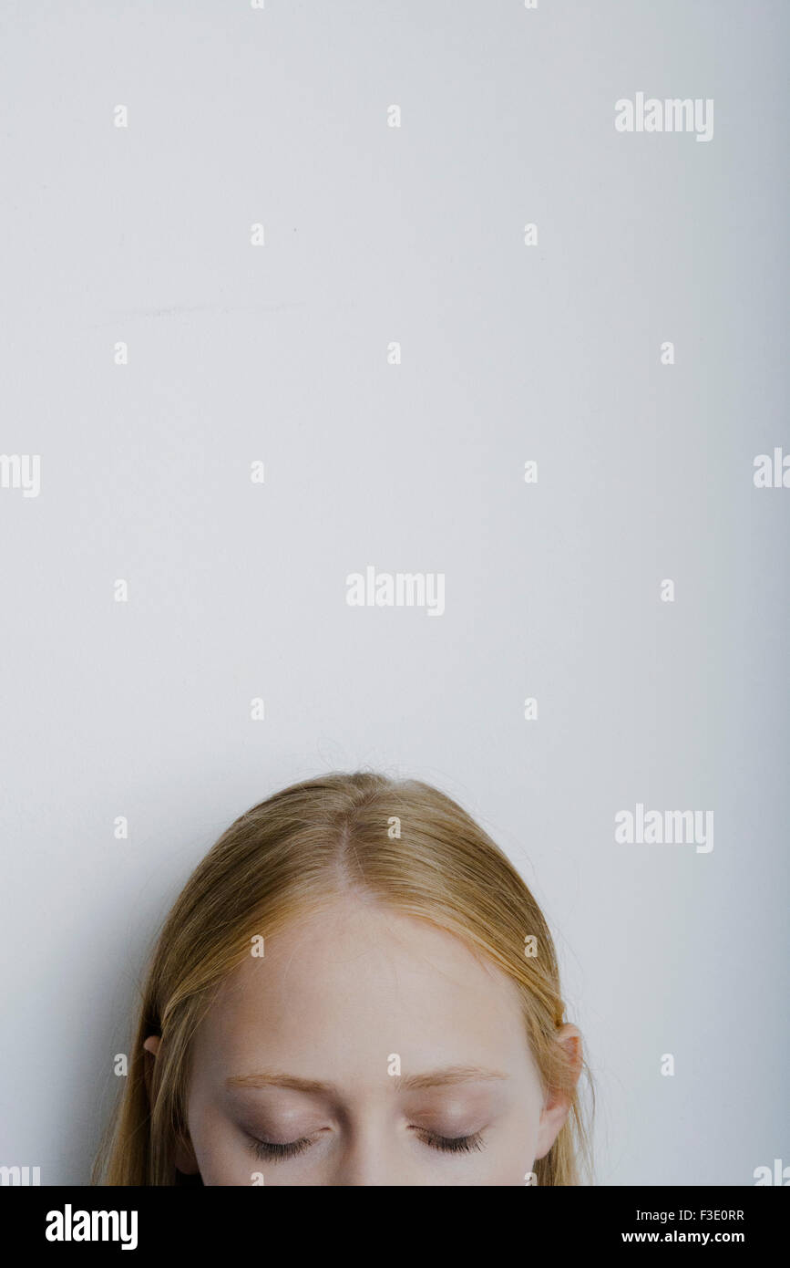 Woman's face, cropped Stock Photo - Alamy