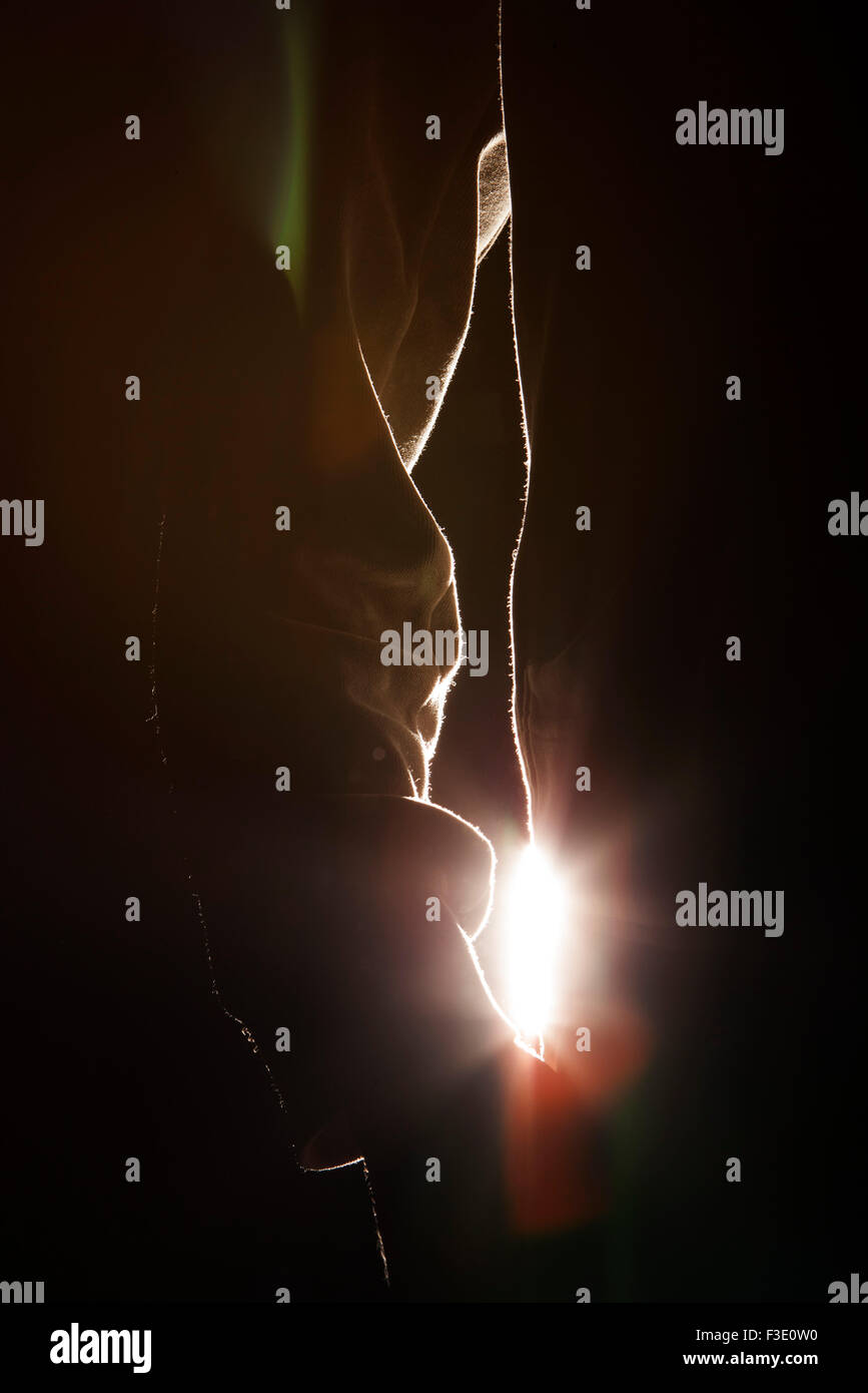 Woman backlit mystery hi-res stock photography and images - Alamy