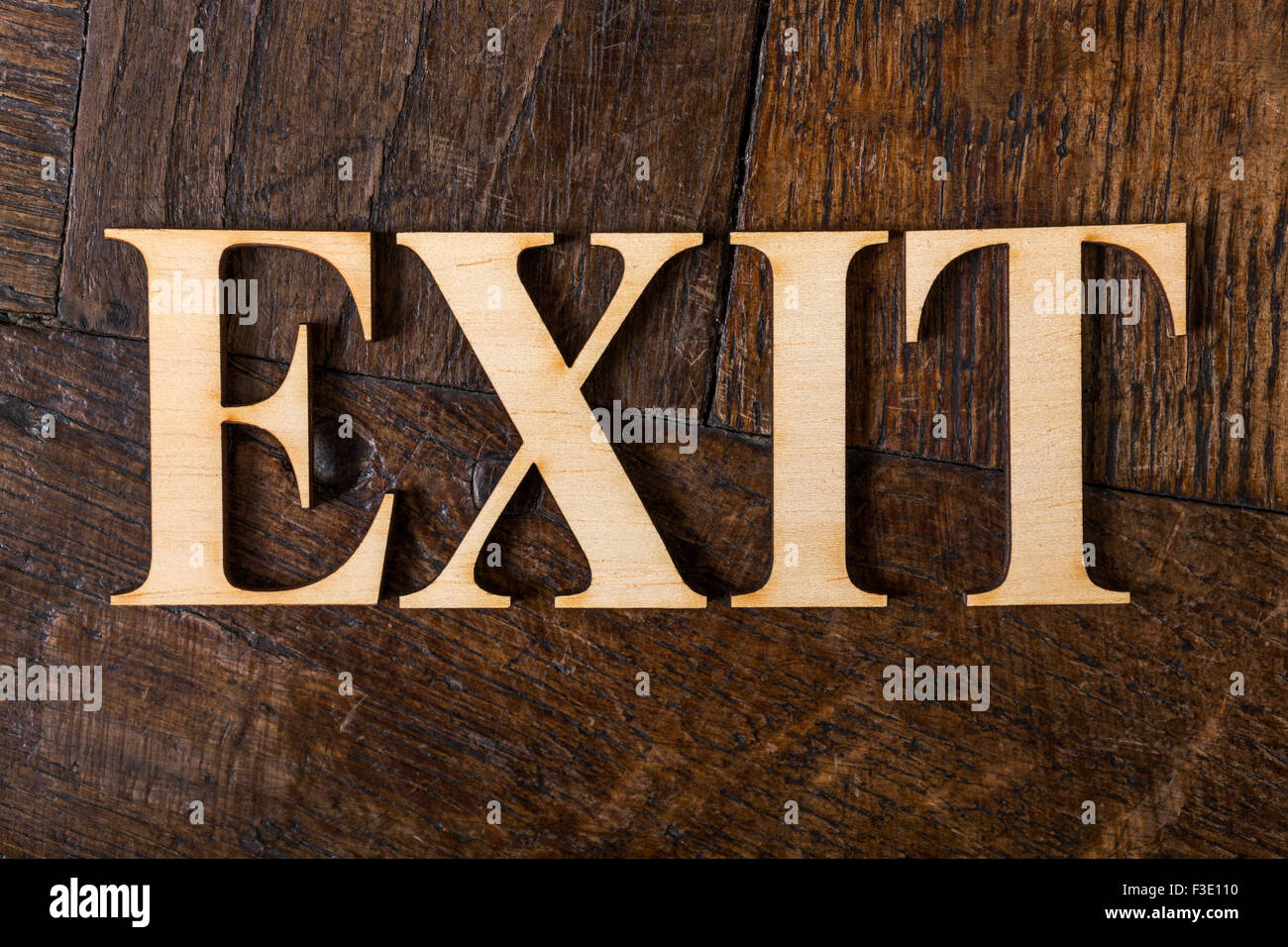 Antique exit sign hi-res stock photography and images - Alamy