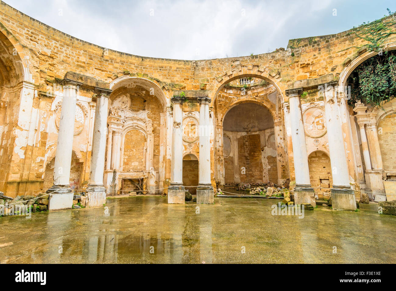 MAZARA DEL VALLO, ITALY - FEBRUARY 22, 2014: day view of Sant'Ignazio ...