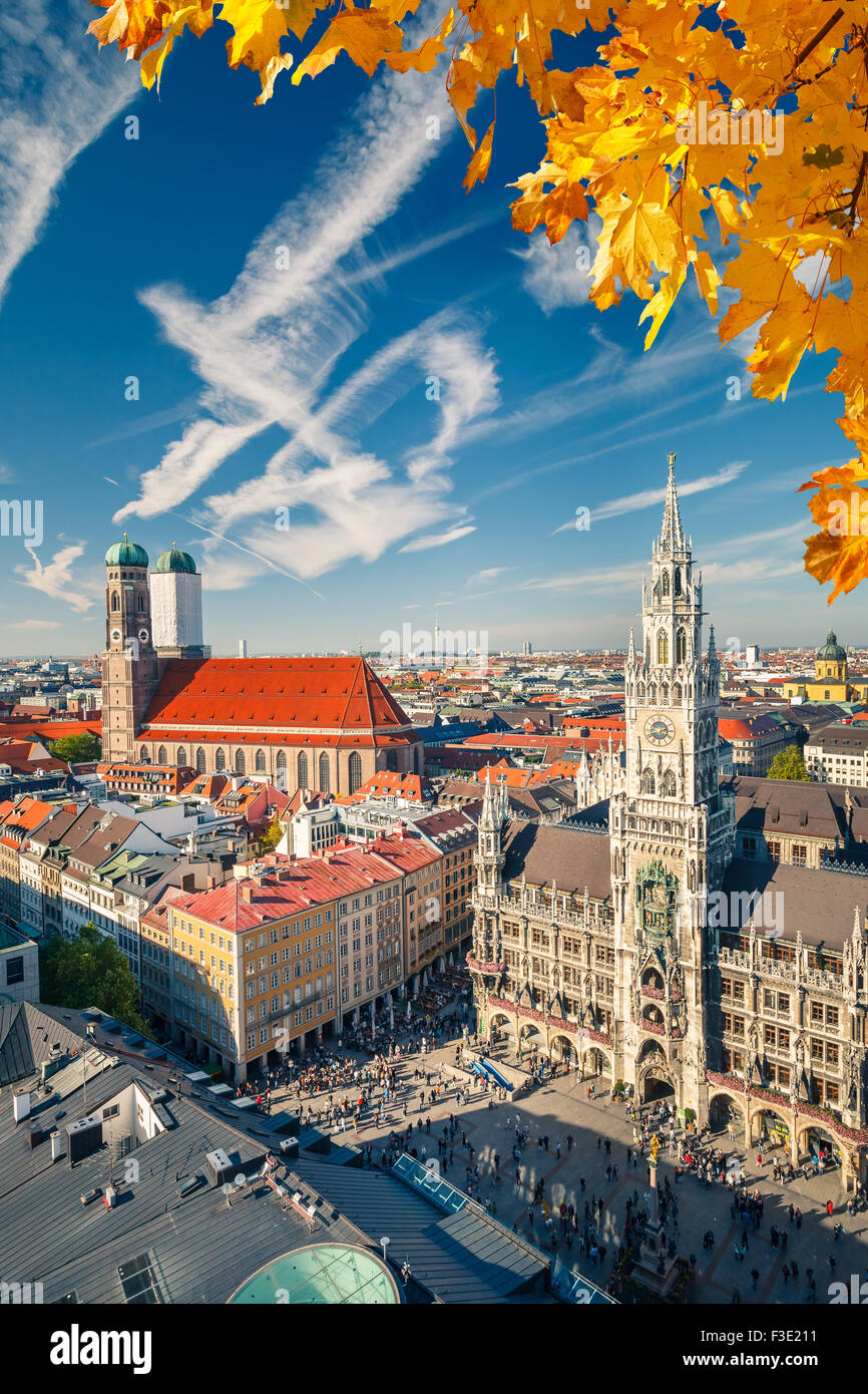 Aerial view of Munchen Stock Photo - Alamy