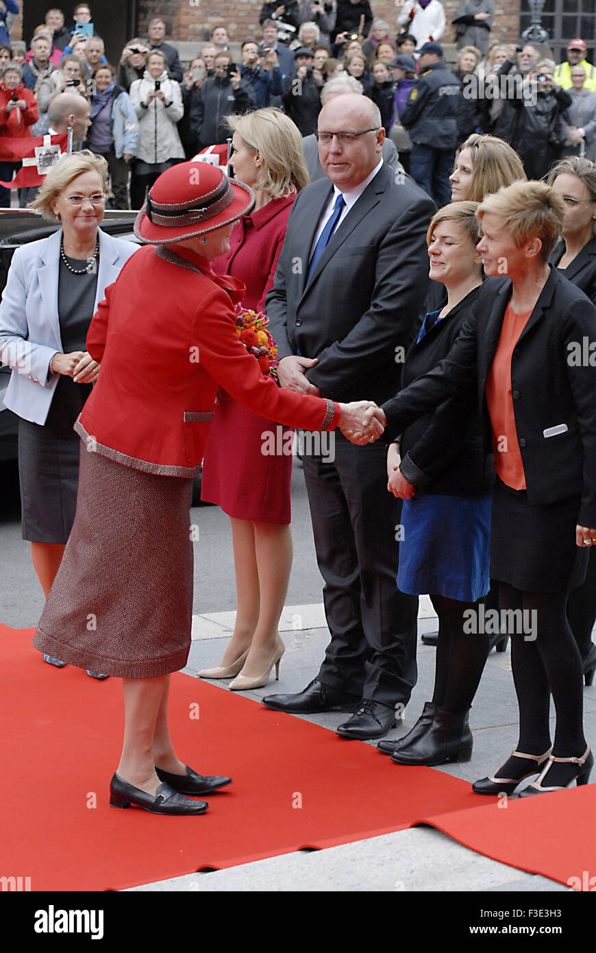 Copenhagen, Denmark. 6th October, 2015. Danish parliament opening ...