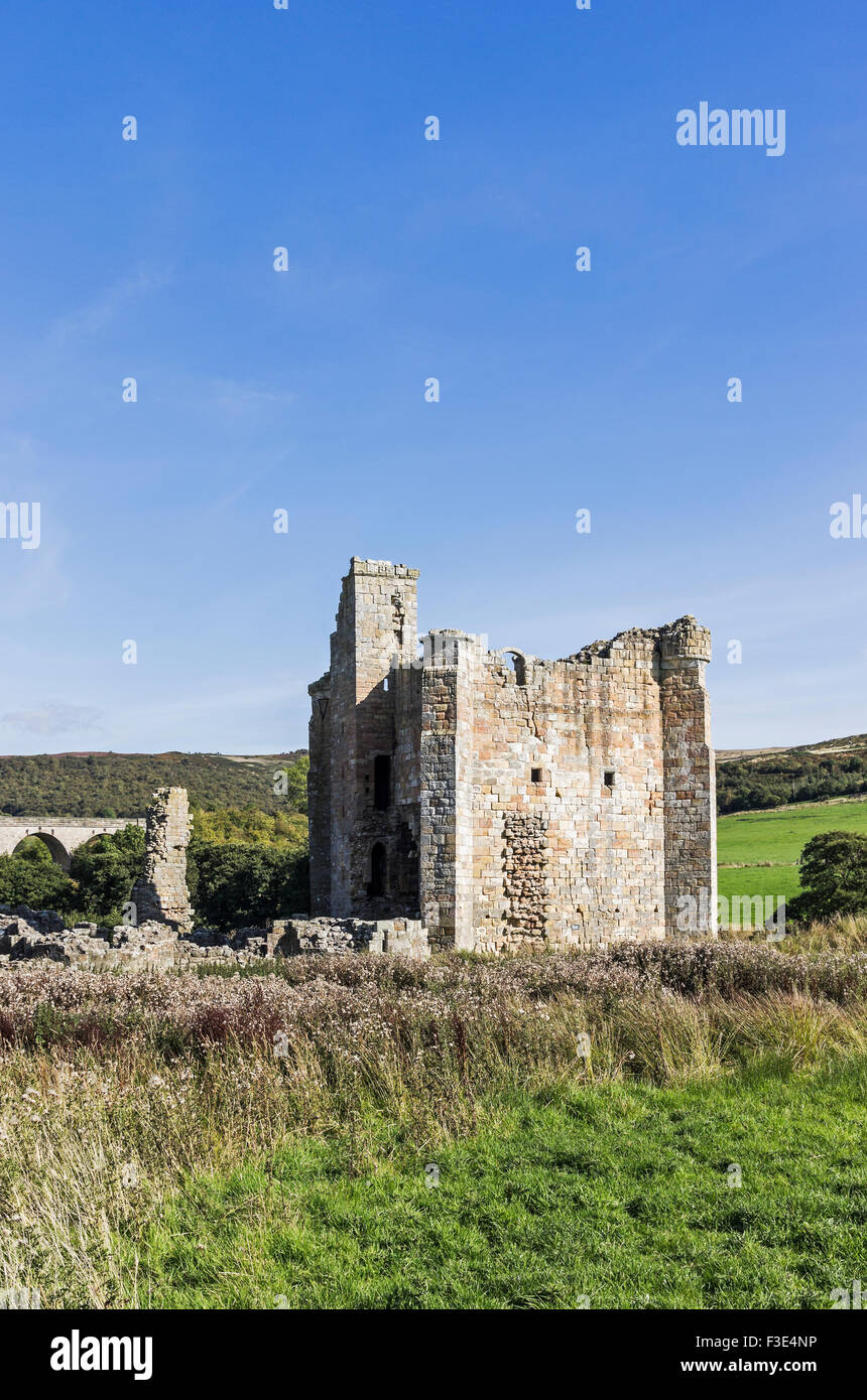 Ruin of Edlingham Castle in Northumberland, England, UK Stock Photo - Alamy