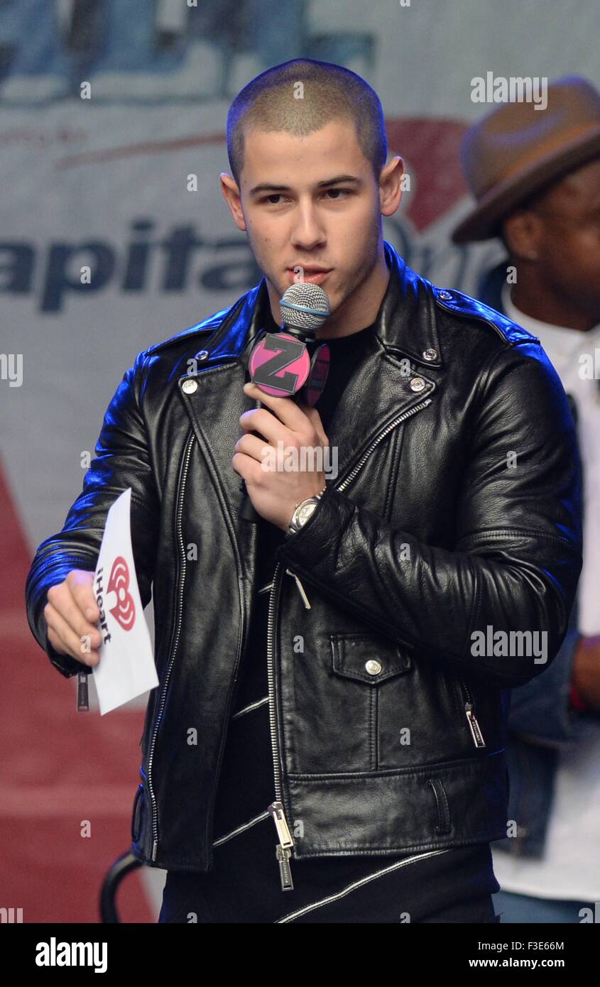 New York, NY, USA. 5th Oct, 2015. Nick Jonas in attendance for Z100's ...