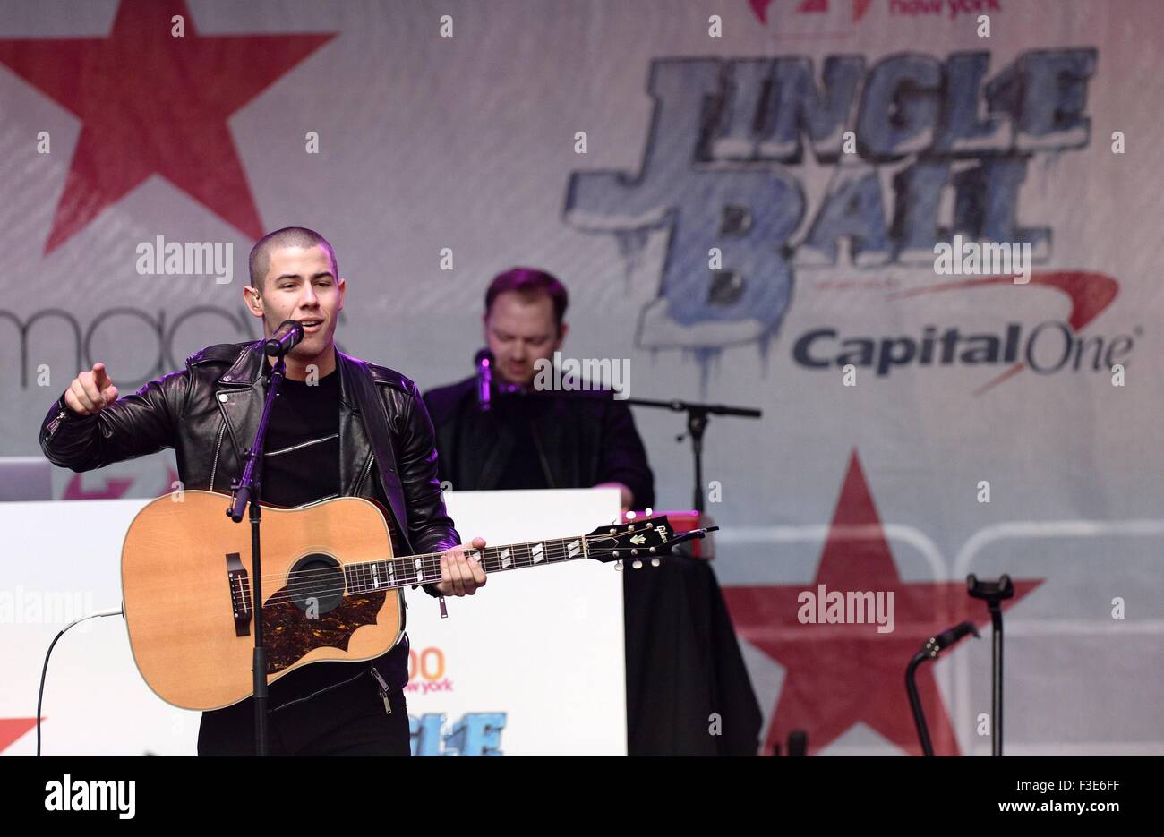 New York, NY, USA. 5th Oct, 2015. Nick Jonas in attendance for Z100's ...
