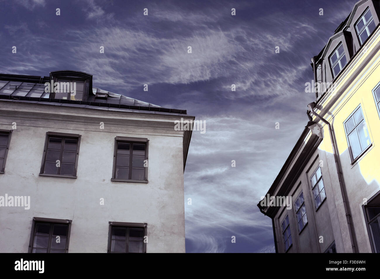 Old town House corners Stock Photo - Alamy