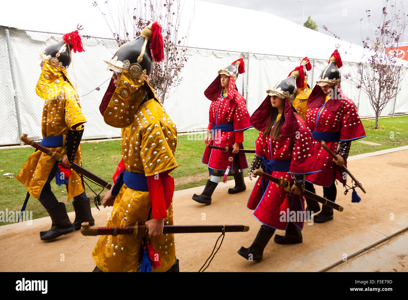 Korean "Samurai," Korean Festival - October 4, 2015 - Koreatown, Los ...