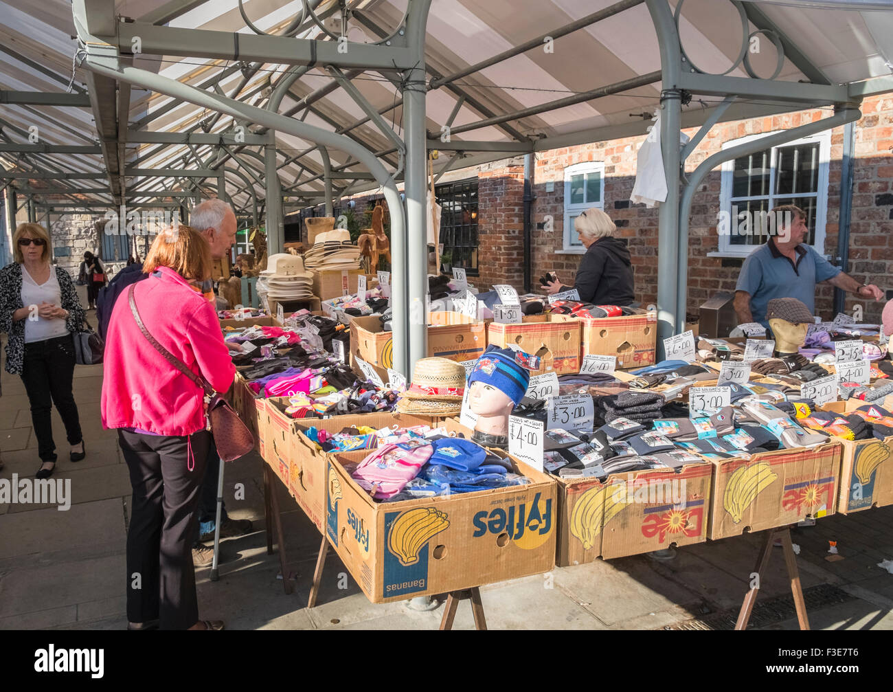 Market stall (adjacent to The Shambles) City of York, North Yorkshire ...