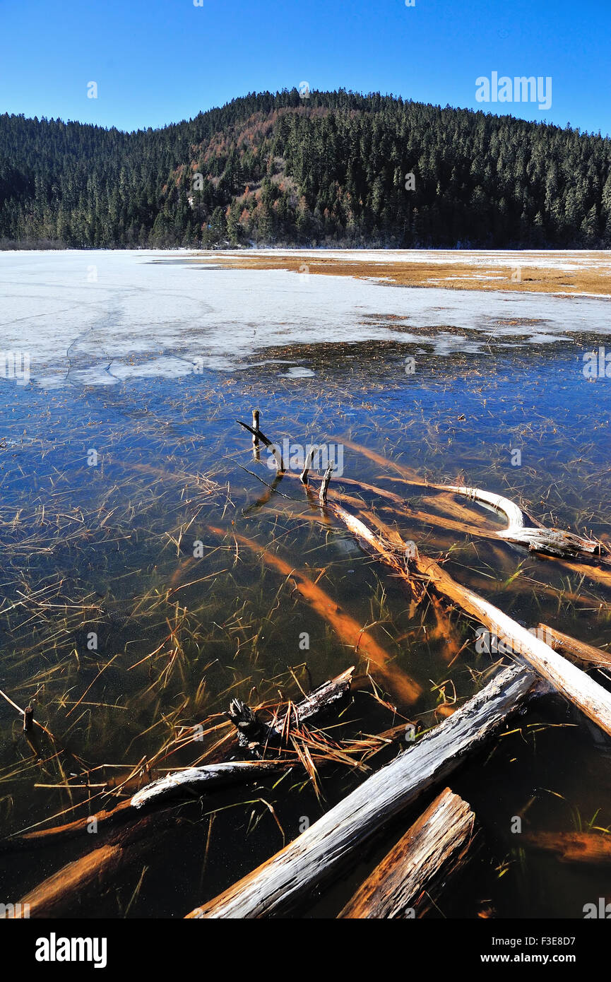 Mountain lake flood china hi-res stock photography and images - Alamy