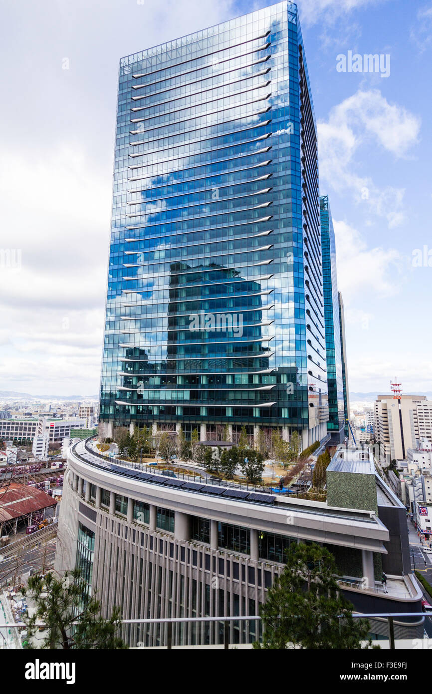 Japan, Osaka city, Umeda. The Grand Front building bu Osaka Station ...