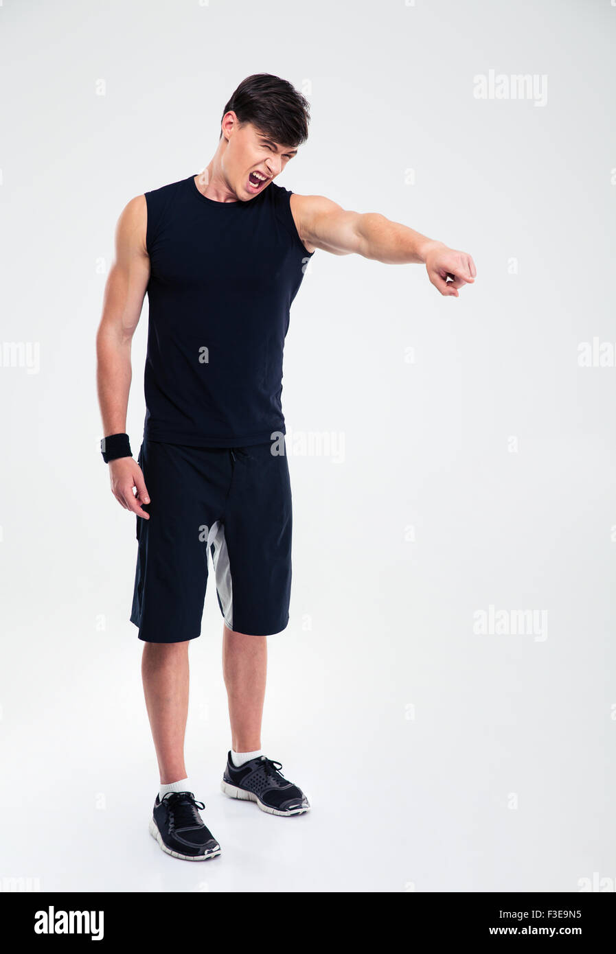 Angry muscle man hi-res stock photography and images - Alamy