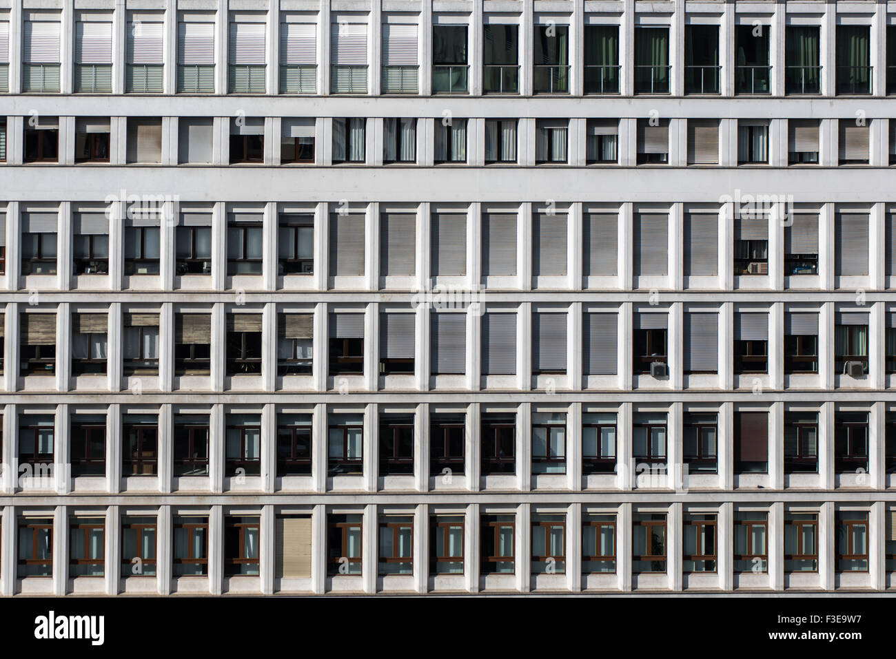 White building windows Stock Photo - Alamy