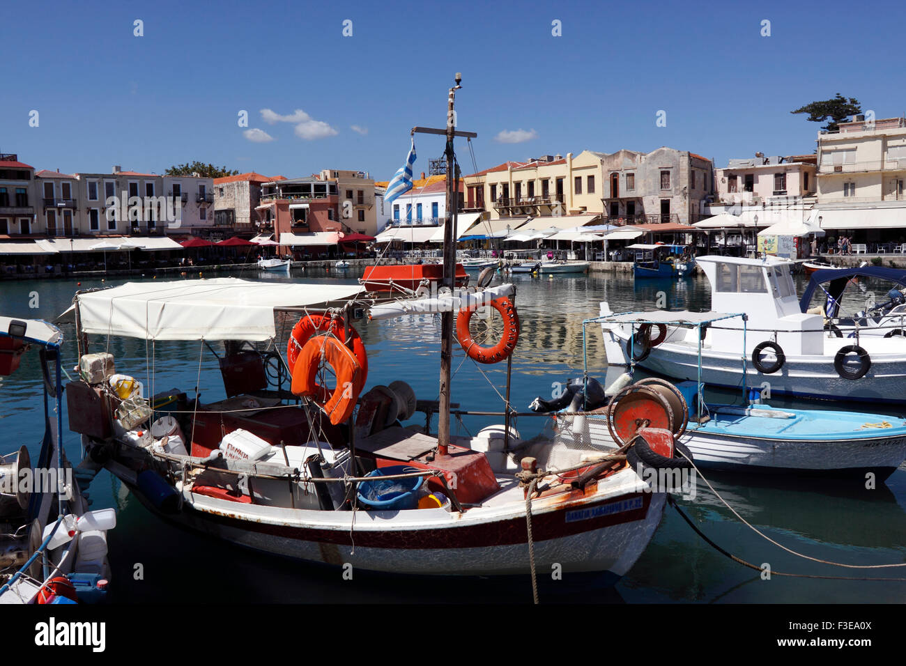 Rethymnon harbour area hi-res stock photography and images - Alamy
