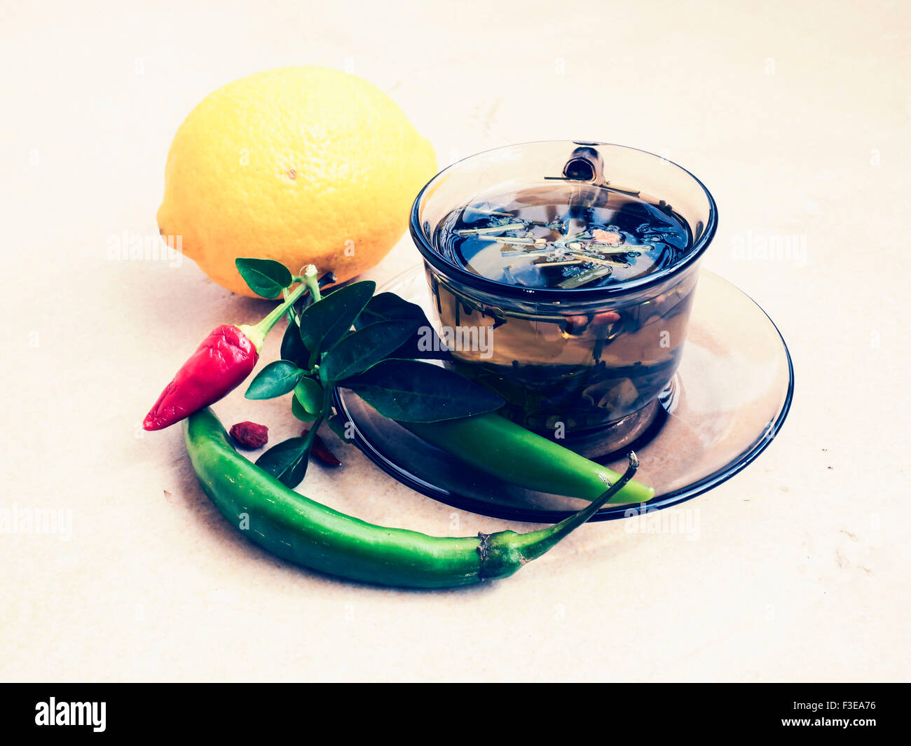 tea and pepper Stock Photo - Alamy