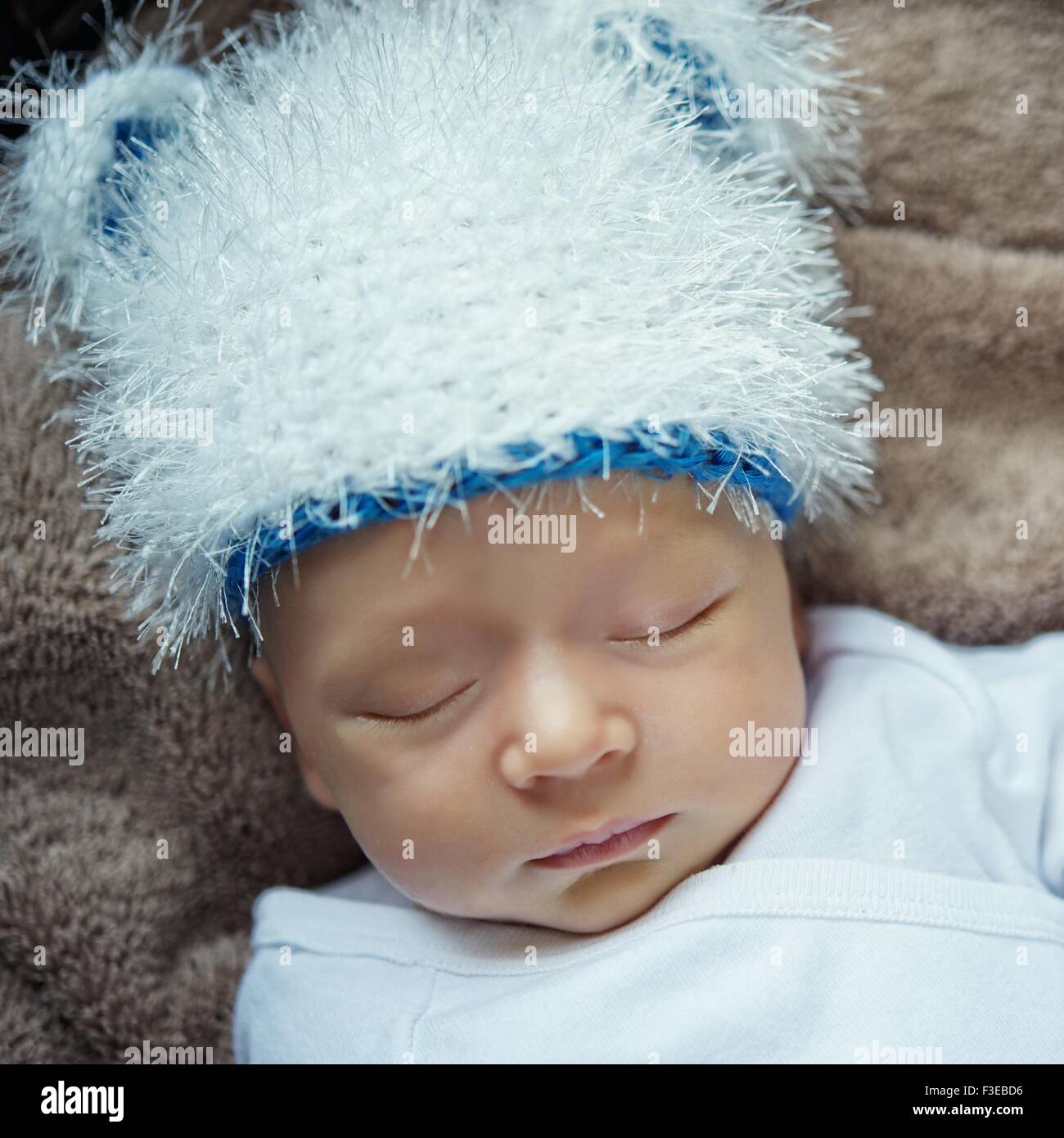 Sleeping baby portrait Stock Photo - Alamy