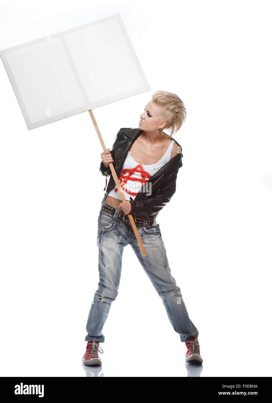 Girl horn sign hi-res stock photography and images - Alamy