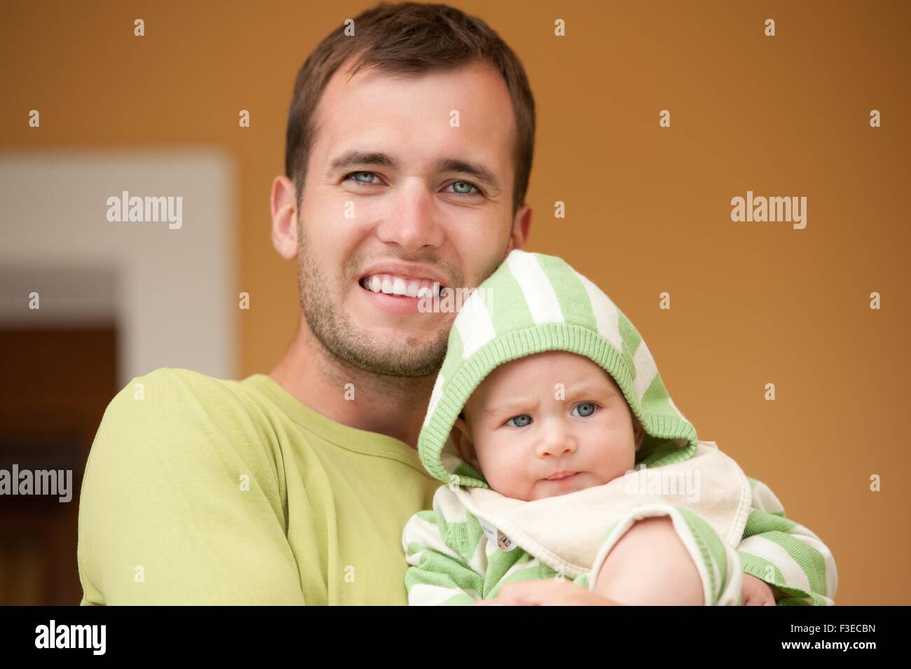 Happy father with his child Stock Photo - Alamy