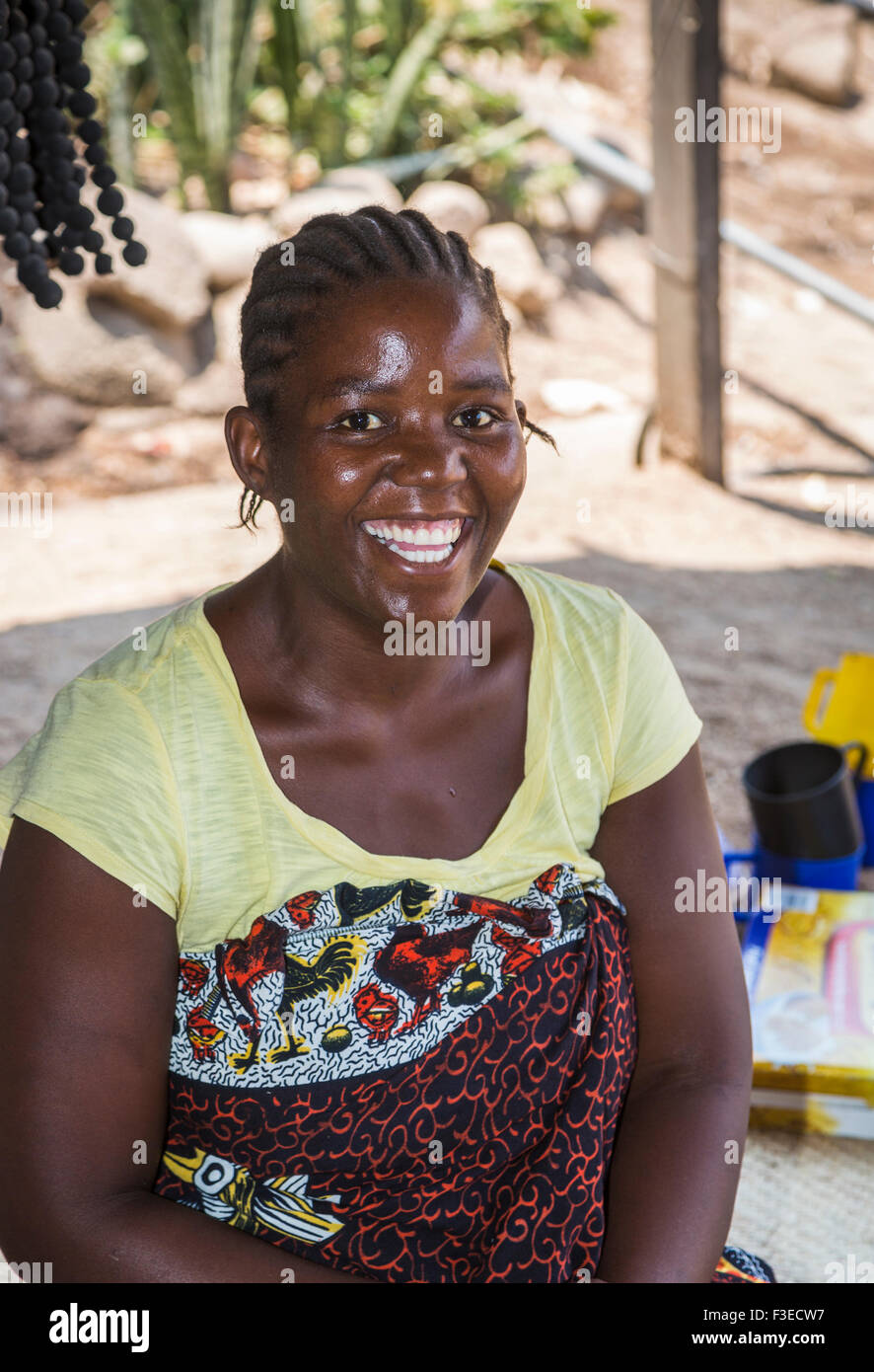 African Village Woman Smiling High Resolution Stock Photography and ...