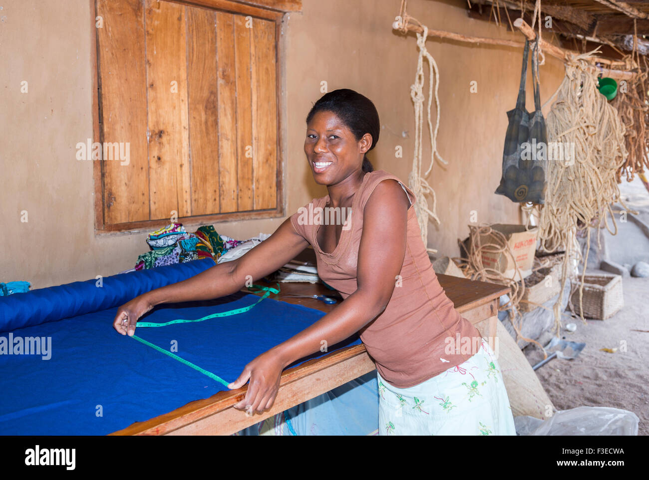 African village woman smiling hi-res stock photography and images - Alamy
