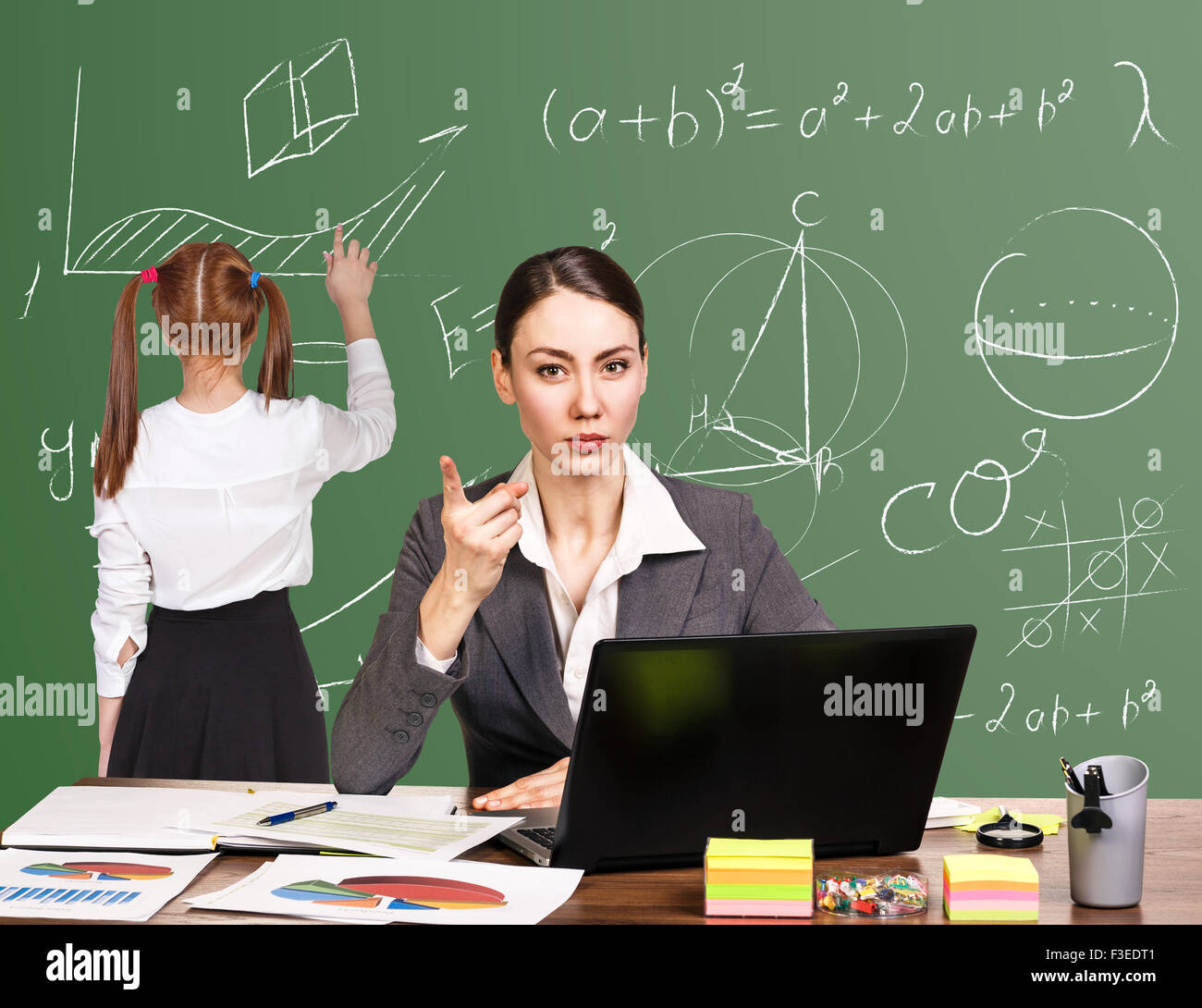 Pretty teacher hi-res stock photography and images - Alamy