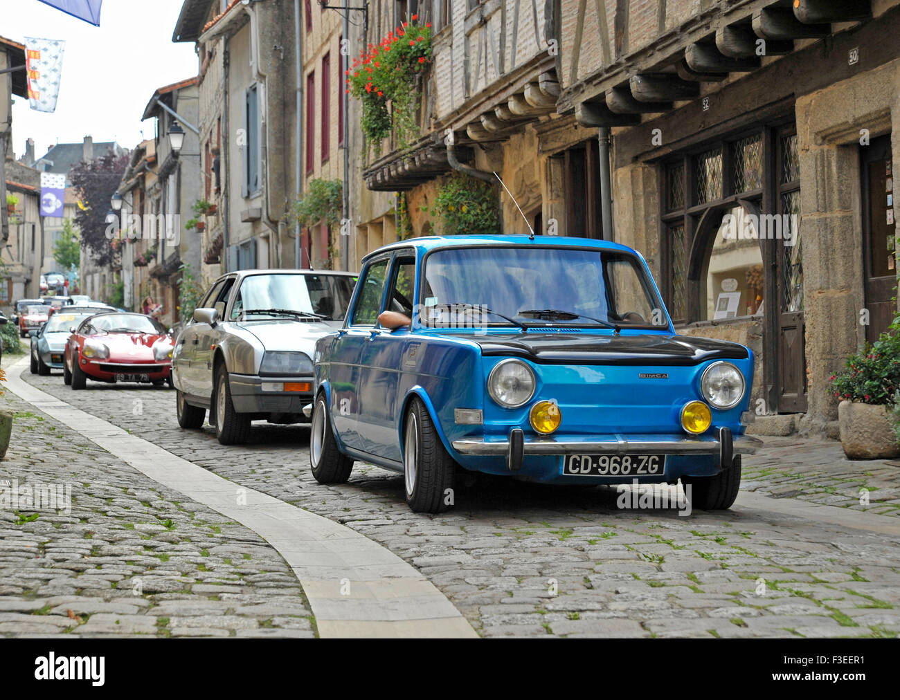 Simca classic French car Stock Photo - Alamy