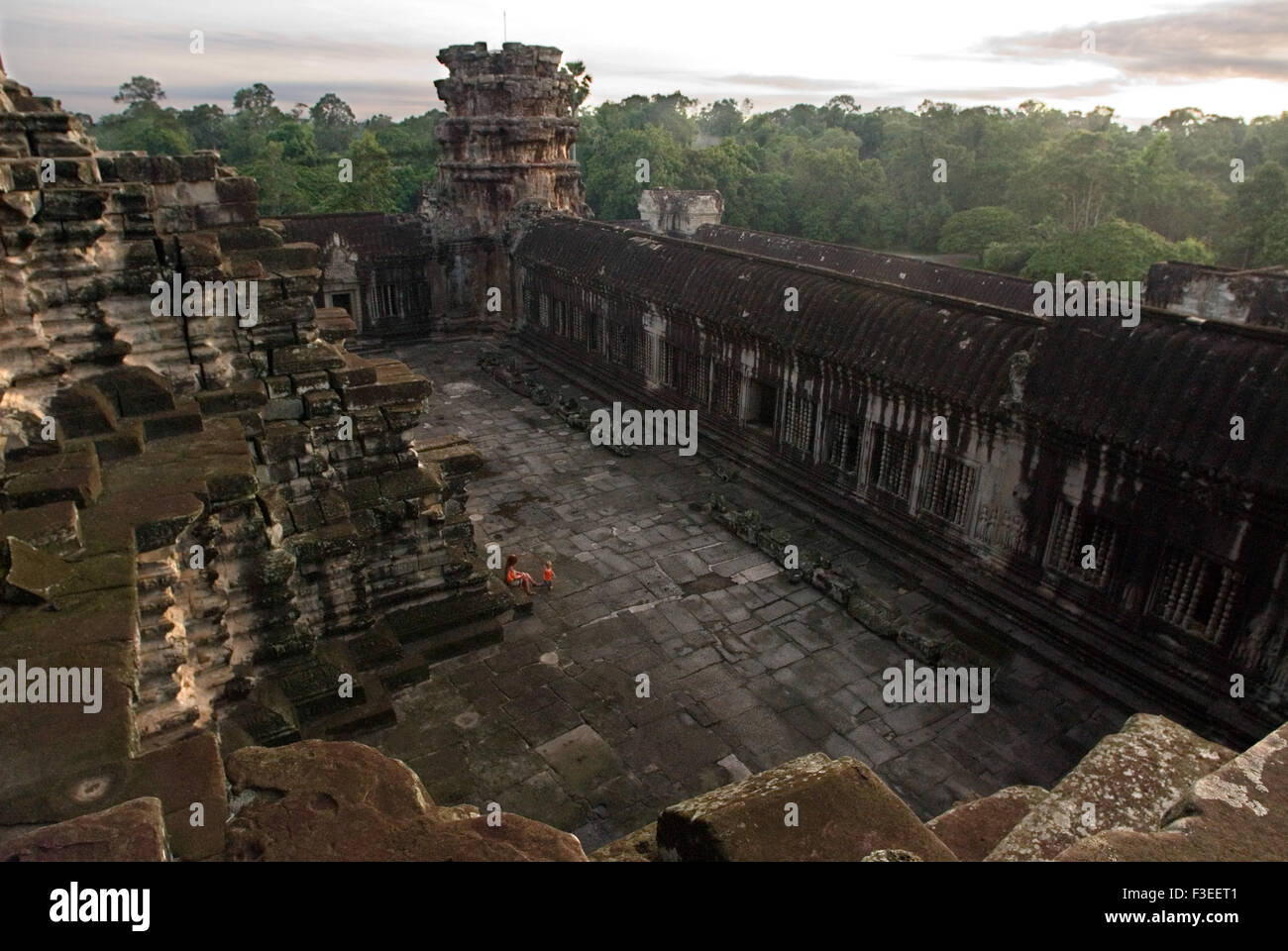 Rear of Angkor Wat. Angkor in Cambodia. The temples of Angkor, built by ...