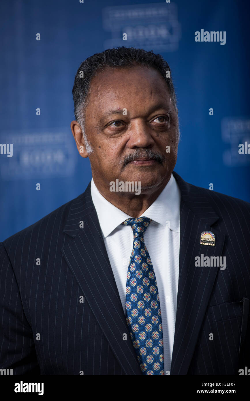 American civil rights activist and Baptist minister Sir. Jesse Jackson ...