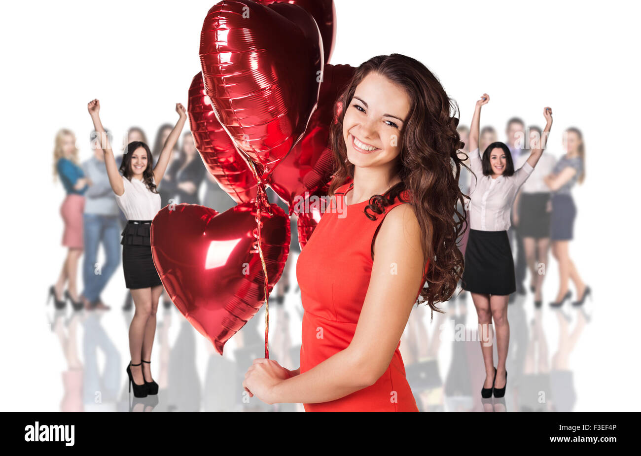 Young woman male colleagues hi-res stock photography and images - Alamy