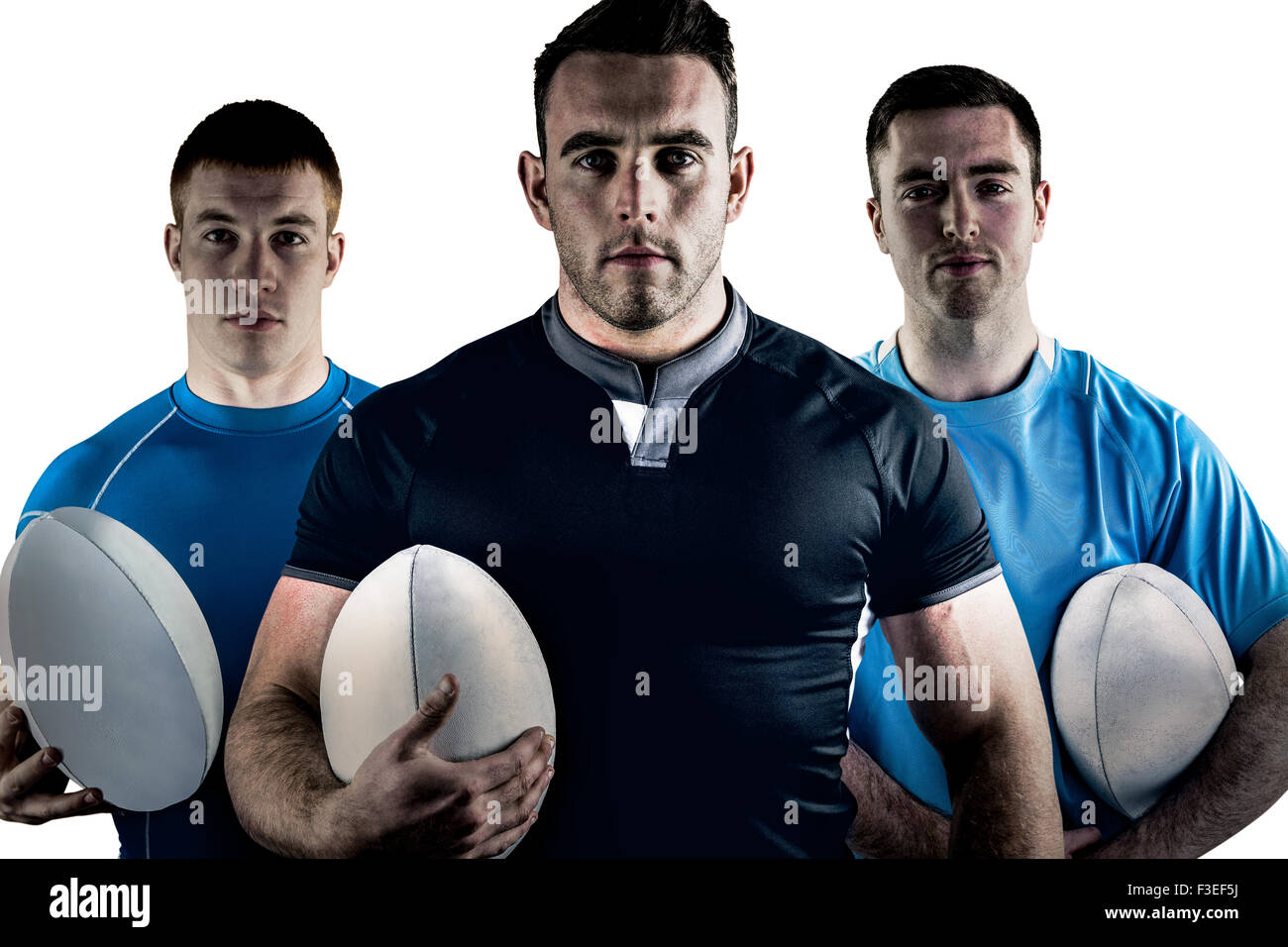 Group of Tough rugby players Stock Photo - Alamy