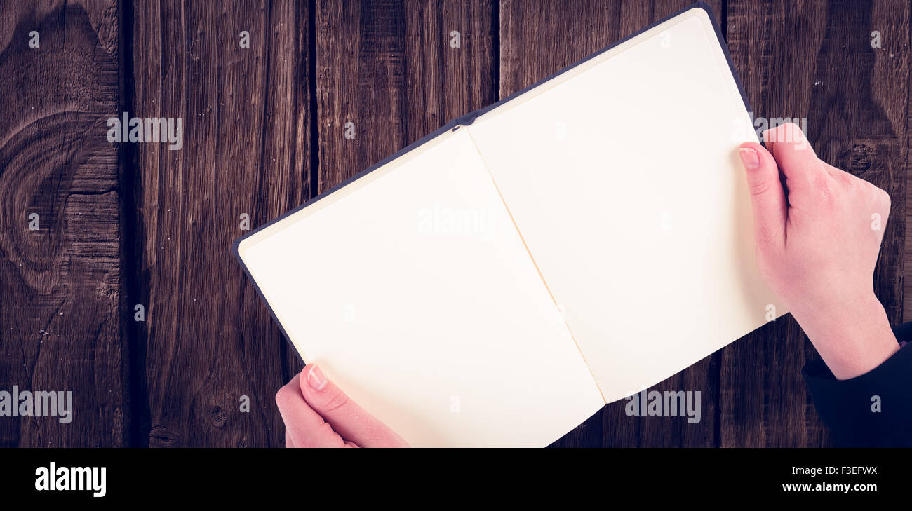 Overhead blank book hi-res stock photography and images - Alamy