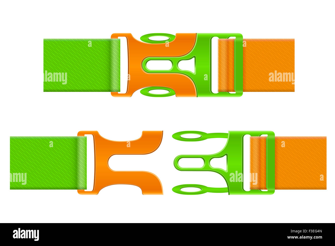 plastic buckle clasp illustration isolated on white background Stock ...