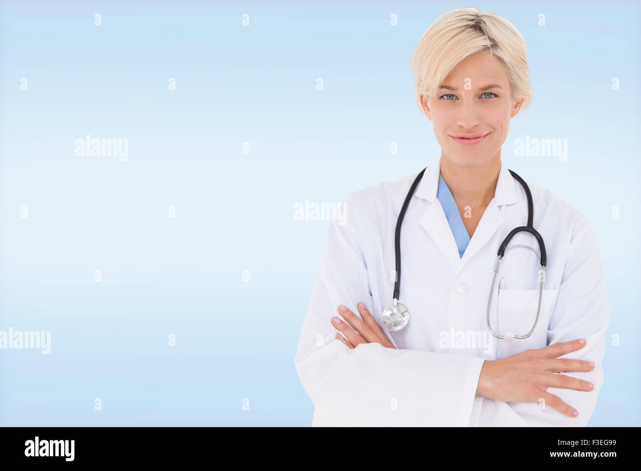 Pretty female blonde doctor nurse hi-res stock photography and images ...