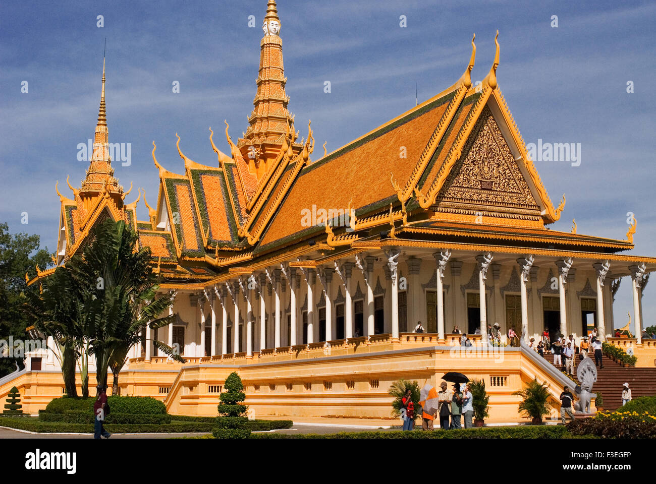 Royal Palace. Phnom Penh. The Royal Palace in Phnom Penh was ...