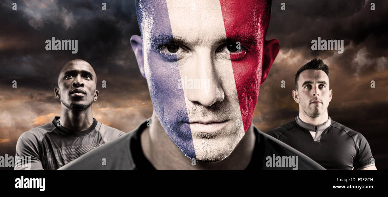 French rugby flag hi-res stock photography and images - Alamy