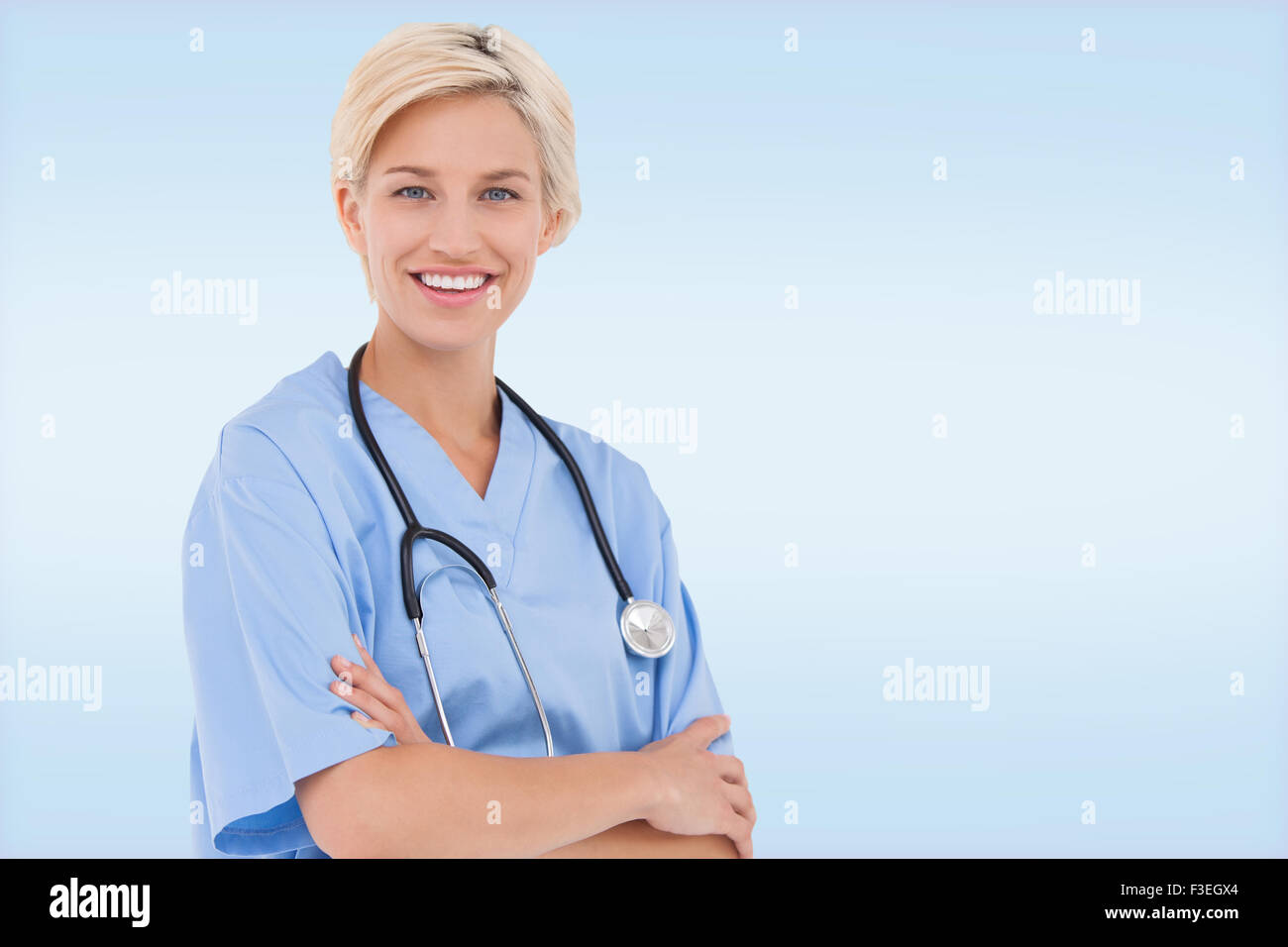 Blonde doctor hi-res stock photography and images - Alamy